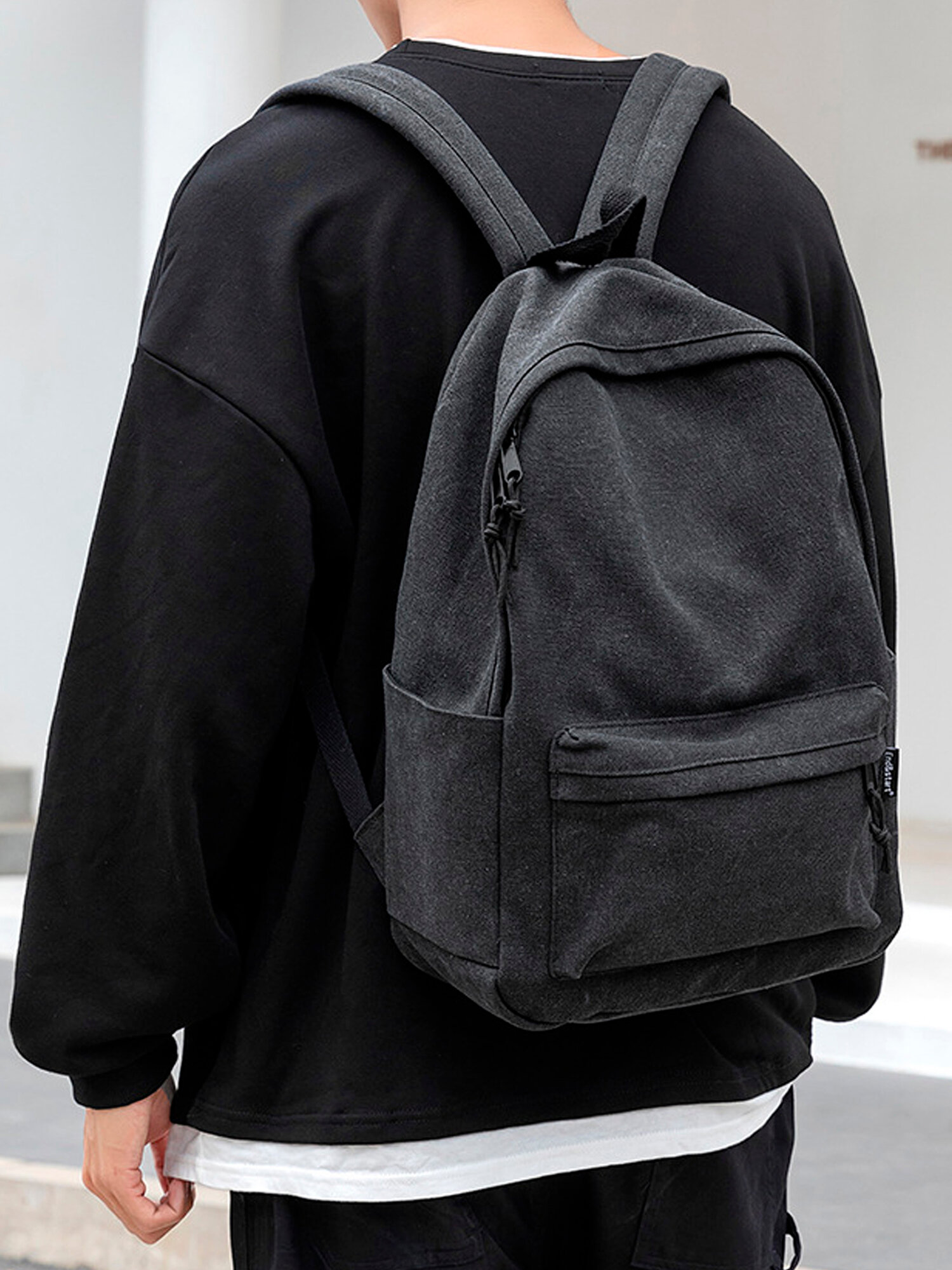 Городской рюкзак End&Start, унисекс, холщовая ткань, металлический,