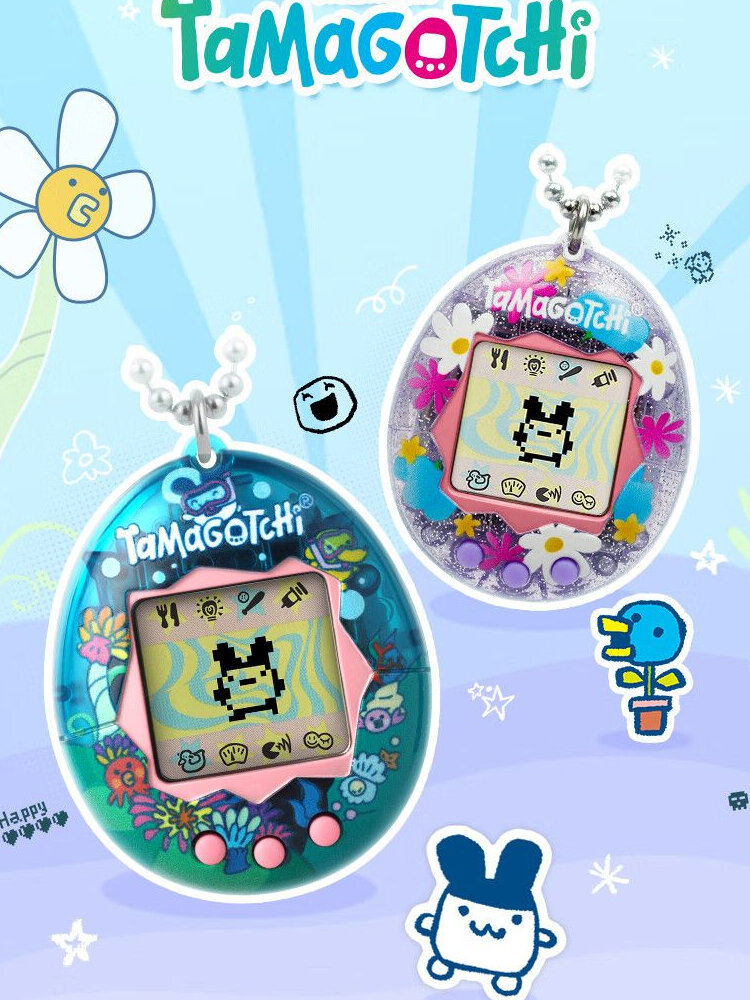 Виртуальный питомец Bandai Tamagotchi Original, Ocean, китайская версия английского меню