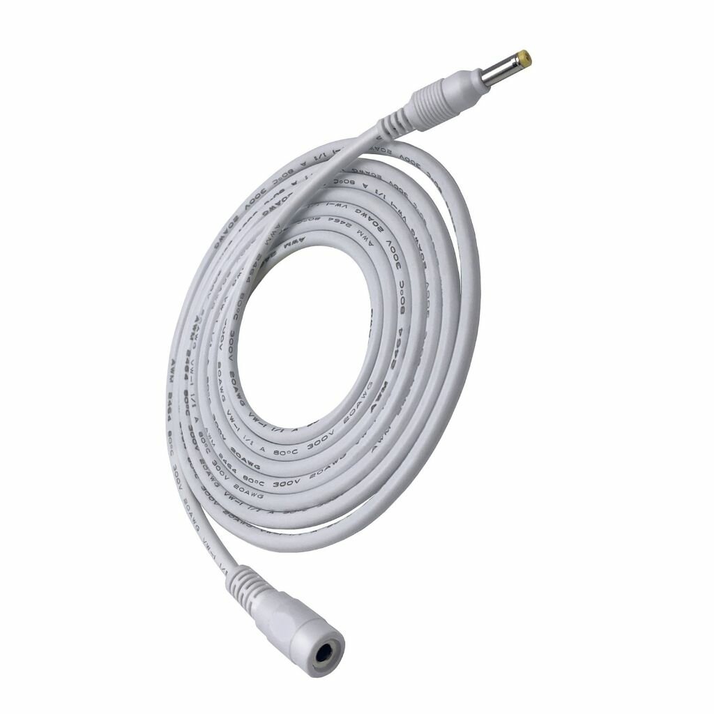 Удлинитель 4,0x1,7 мм от женщины к мужчине шнур питания-3 метра