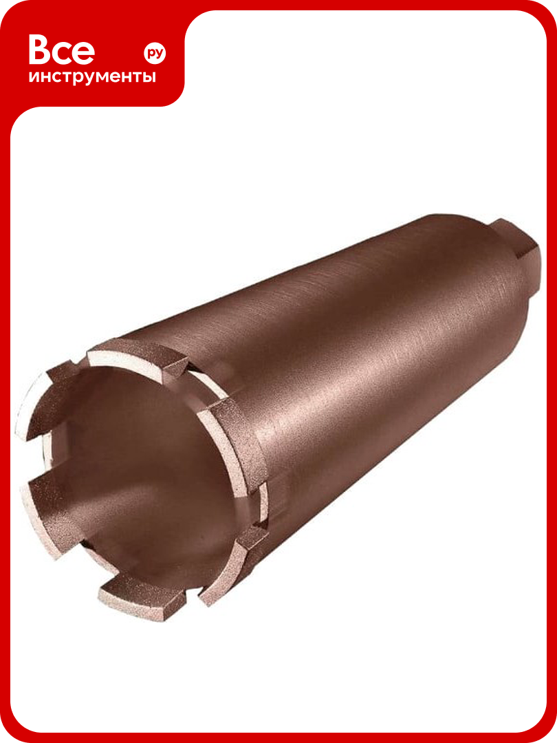 Сверло алмазное кольцевое DH-D400 (42х450 мм; 1 1/4; 4 сегмента) Адель ДУУ00005866, сухого сверления армированного