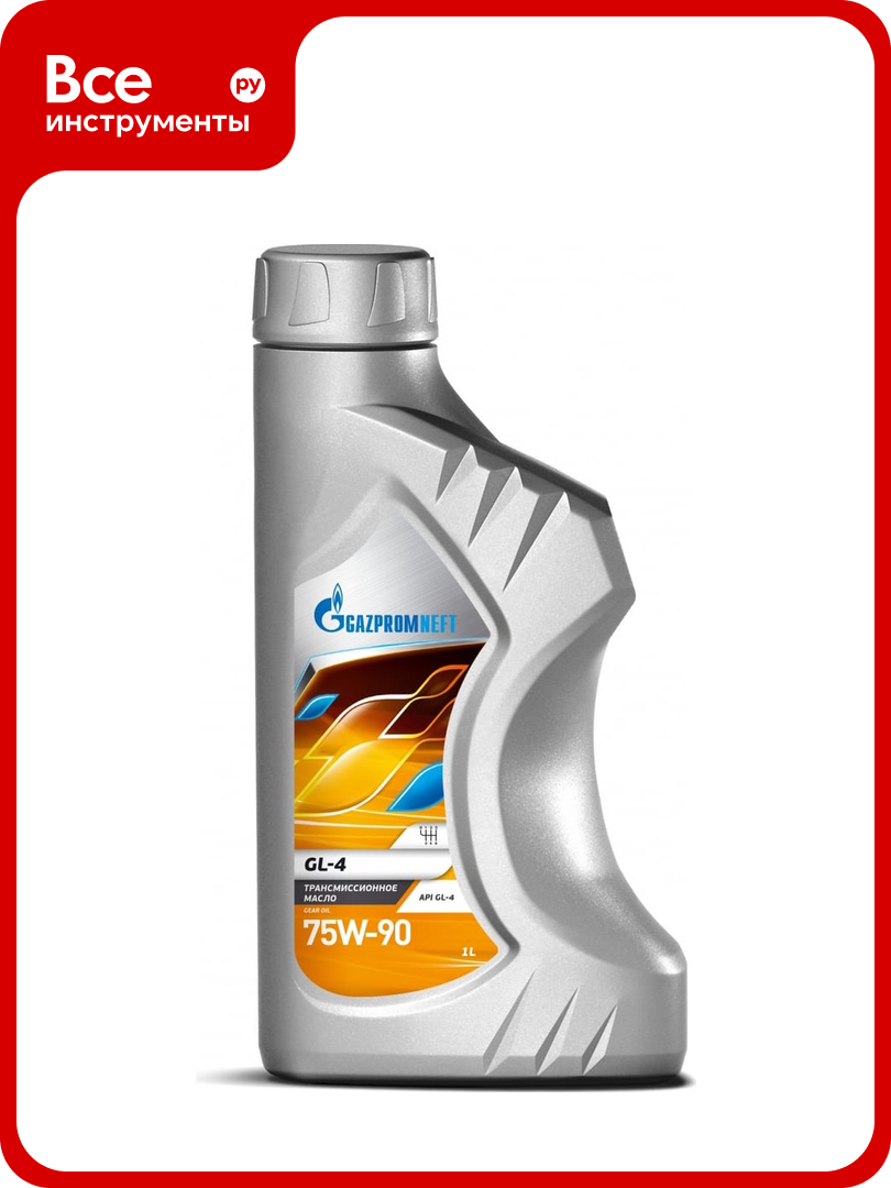 Масло GL-4 75W-90 1л Gazpromneft 253651863, для мкпп легковых коммерческих внедорожных автомобилях шоссейной, синий, 1 л