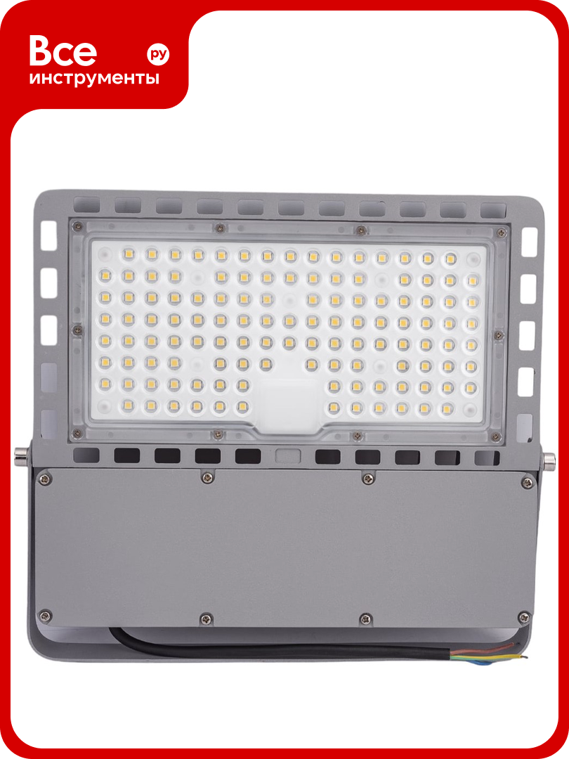 Светодиодный промышленный прожектор KRASO 100w 14000Лм 5000K IP67 FR-100, оптического противоударного поликарбоната