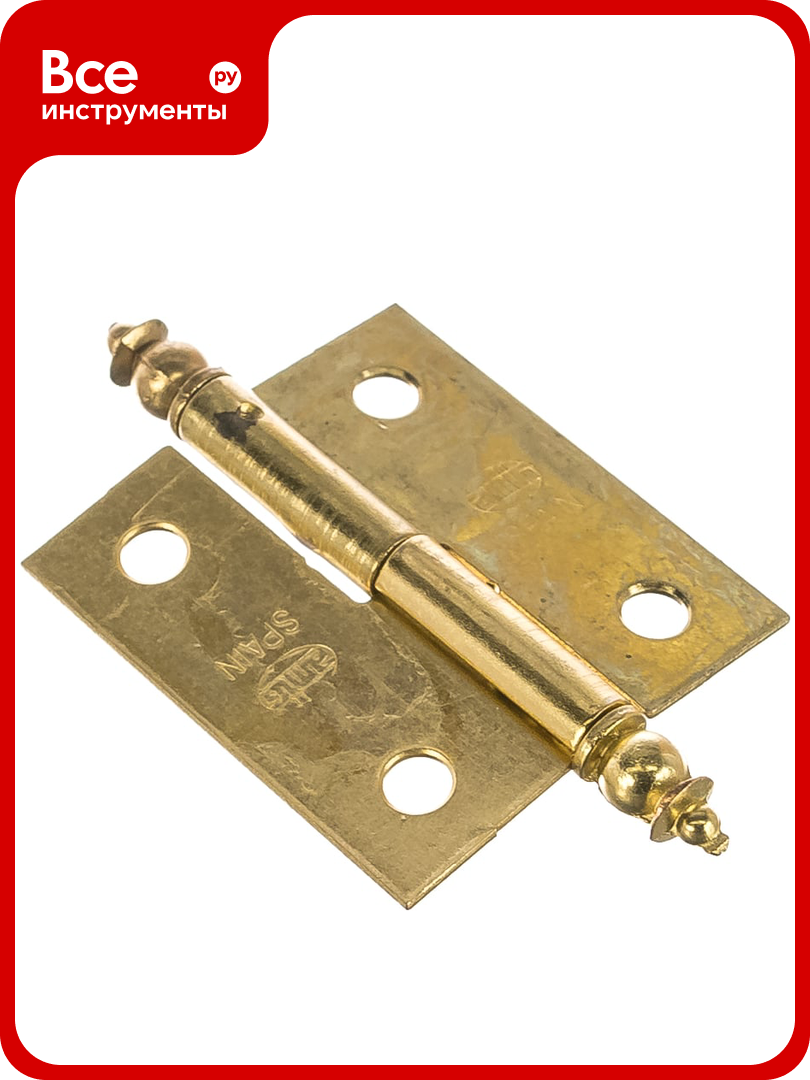 Петля Amig мод. 541-40 карточная, съем. прав. латунир 120