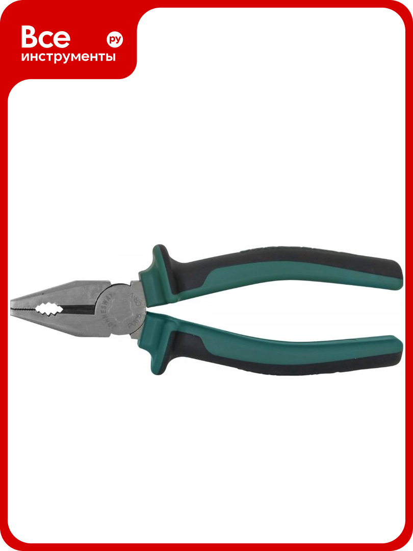 Пассатижи с двухкомпонентными рукоятками 160 мм Jonnesway P0816 49395