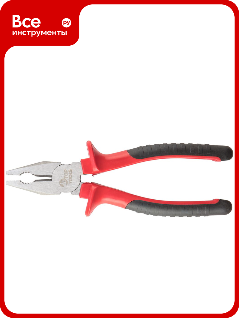Комбинированные, 200, плоскогубцы, 200 мм Top Tools 32D112, углеродистой стали, широкого спектра слесарных и