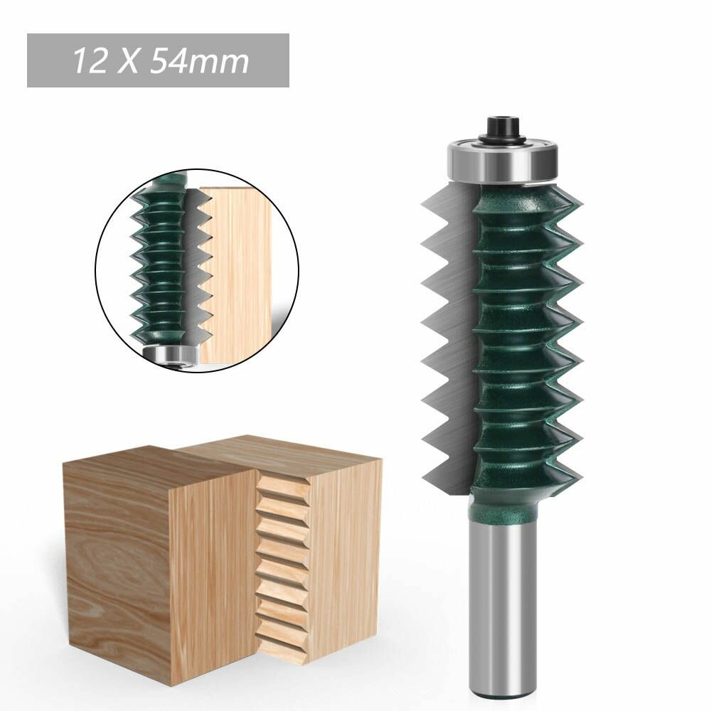 Фреза микрошиповая для сращивания древесины, 28 x 54 мм, хвостовика 12 мм