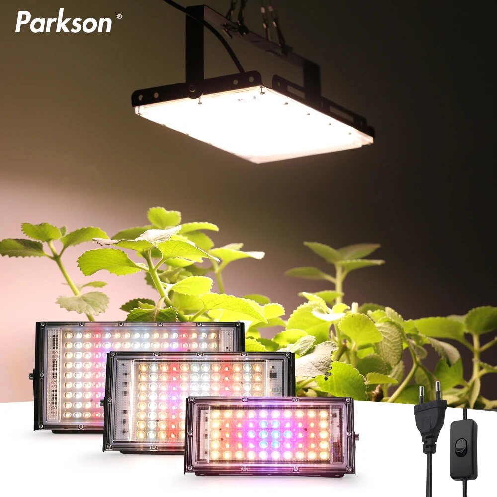 PARkson светодиодная фитолампа 50/100/150Вт полный спектр 220V 150w, USB 5V