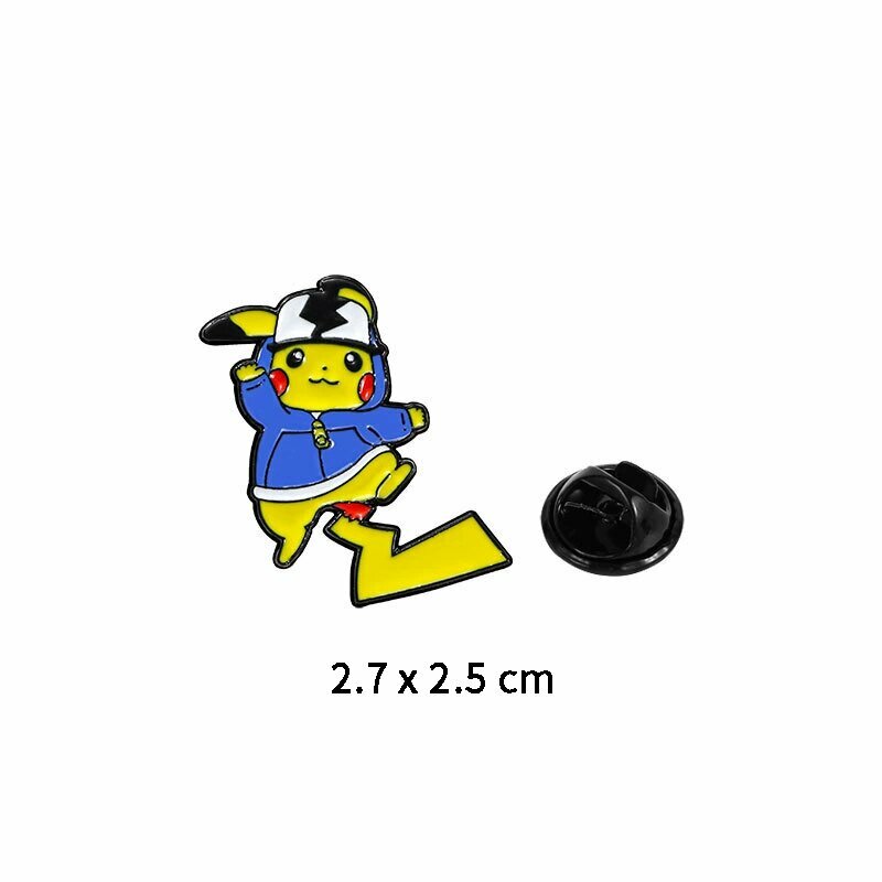 MINISO Брошь с покемонами, мультяшный, креативный, Покемон Гэн Гуй, милый, японский, индивидуальный значок, школьный рюкзак, тренд