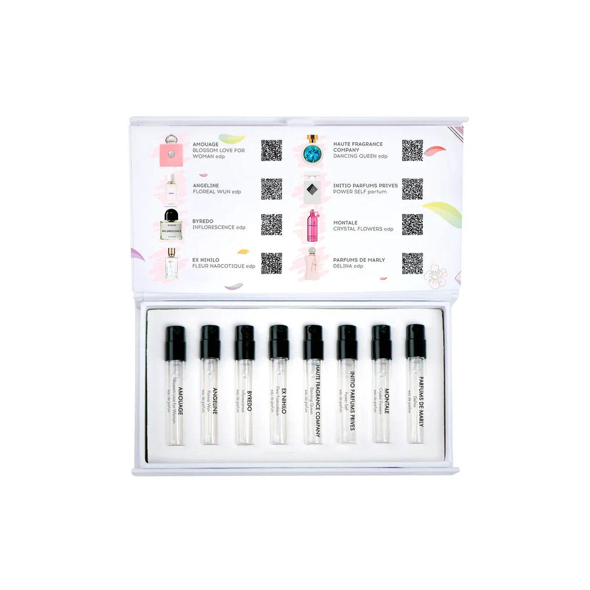 Набор Aroma Box "Топ цветочных ароматов", 8 флакончиков по 1.5мл