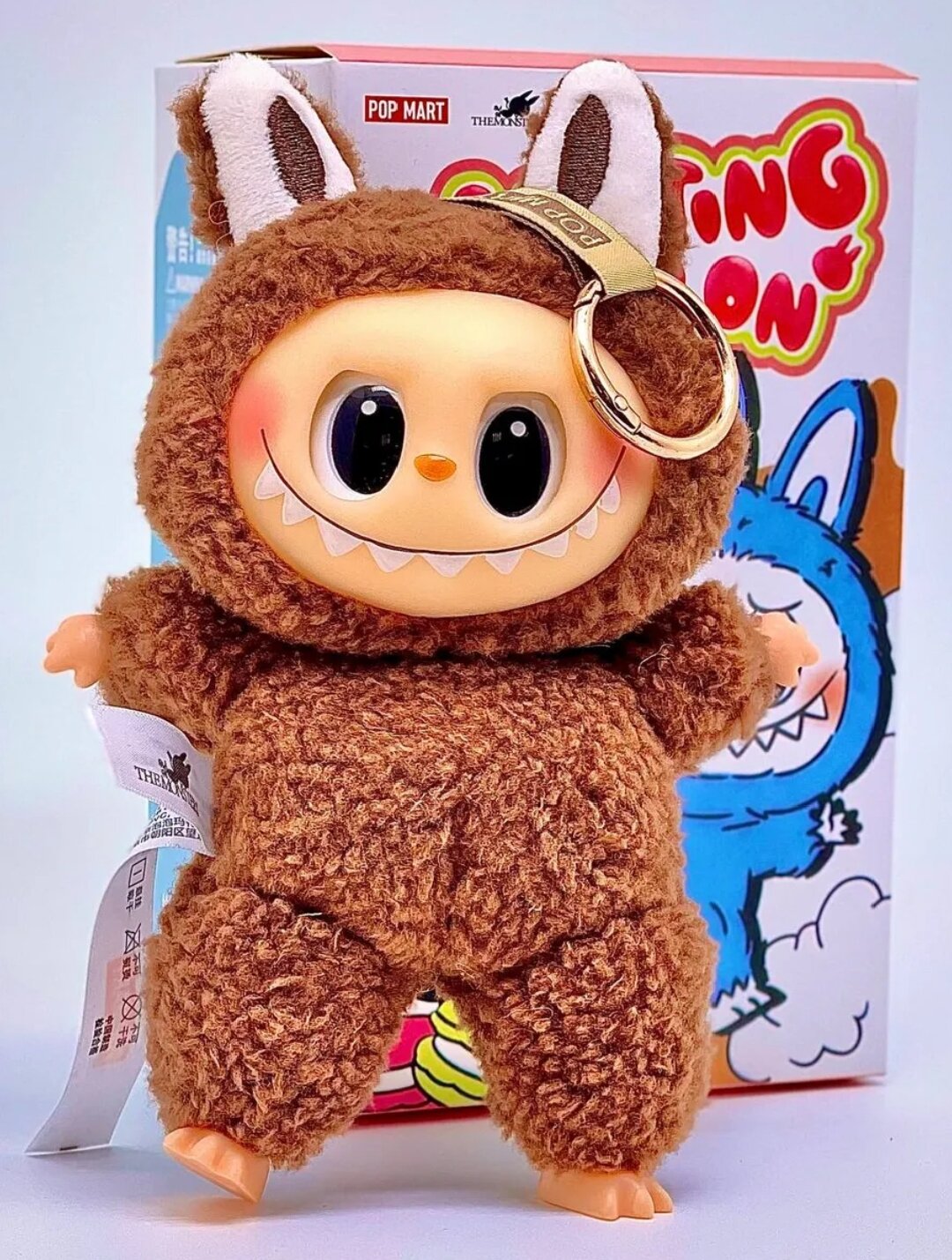 Монстр LABUBU Sea Salt Coconut 1-го поколения THE MONSTERS - Exciting Macaron, игрушка Лабубу, реплика 17см случайный выбор