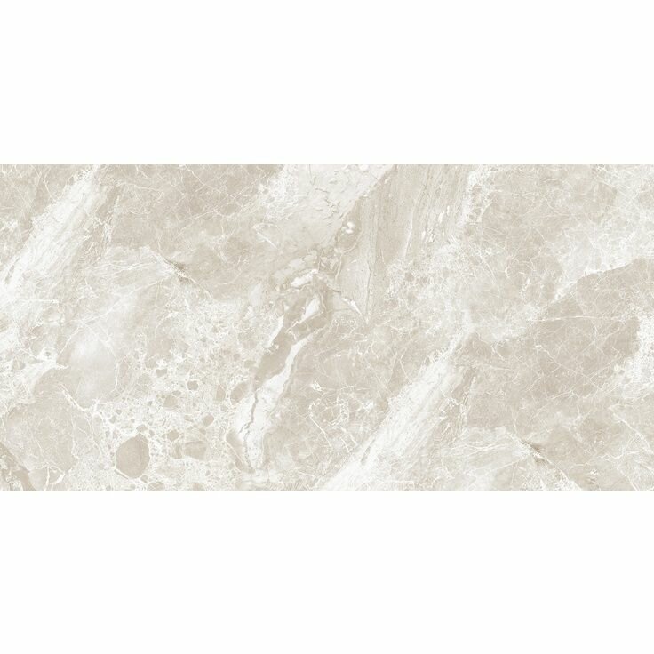 Керамогранит Delacora Greiny Crema матовый 60x120 см для пола и стен морозостойкий