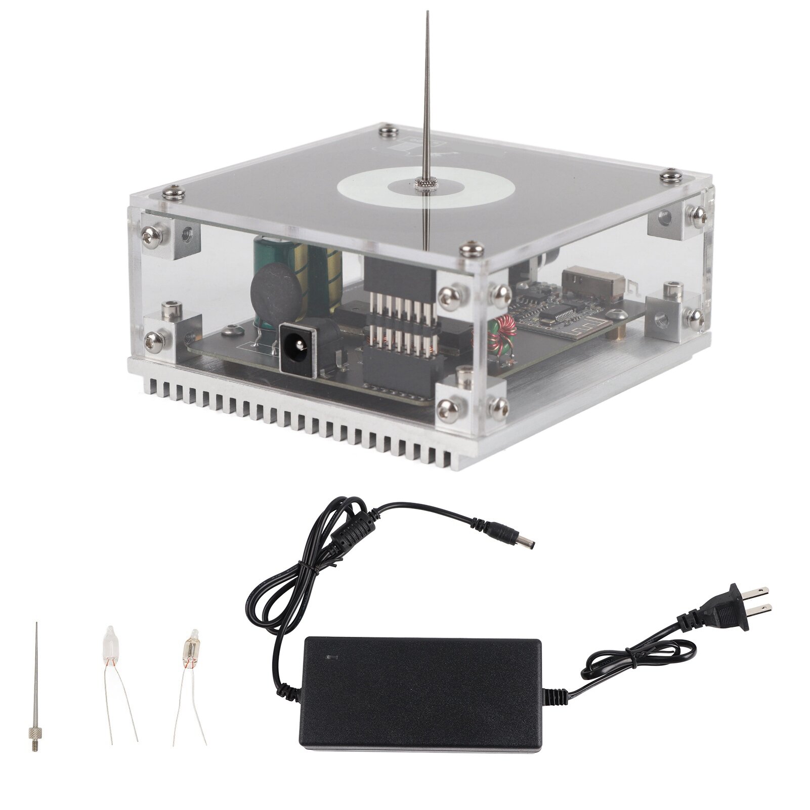 Музыкальныйбеспроводнойдинамикссенсорнымуправлениемиподсветкой, работающийоткатушкиТесла, дляобучения, подарков, напряжение100–240В(США).