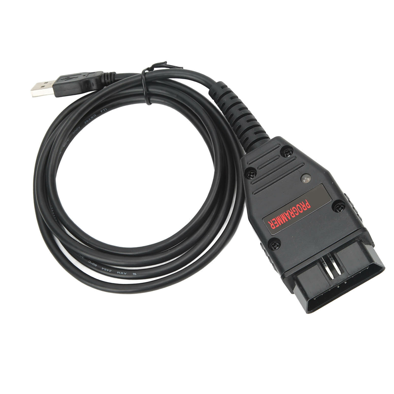 Диагностический адаптер OBD2 с USB-интерфейсом, многофункциональный высокопроизводительный кабель для прошивки ЭБУ EOBD.