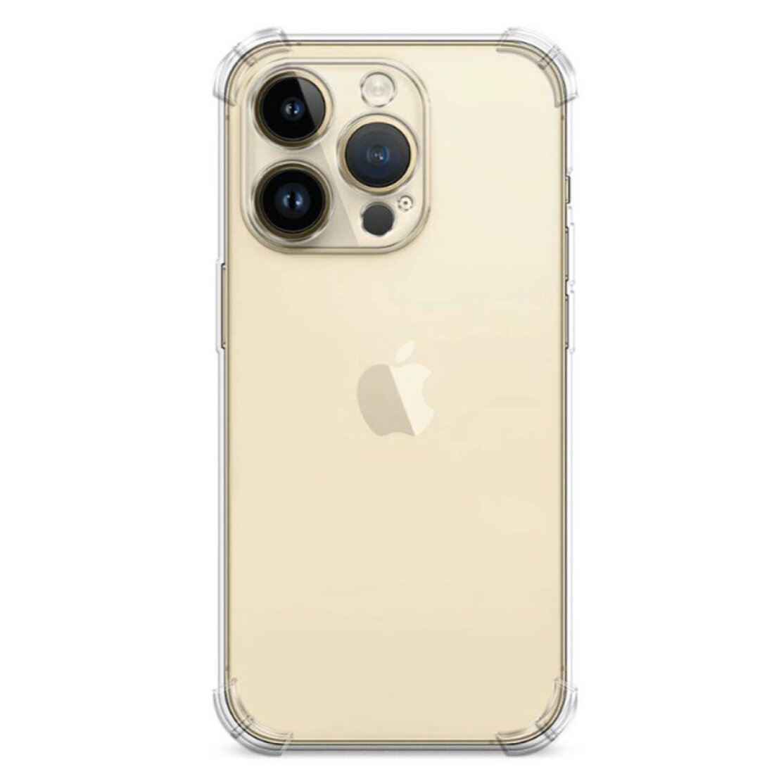 Чехол силиконовый для iPhone 12 Pro (6.1), усиленные края, с защитой камеры, X-CASE, прозрачный