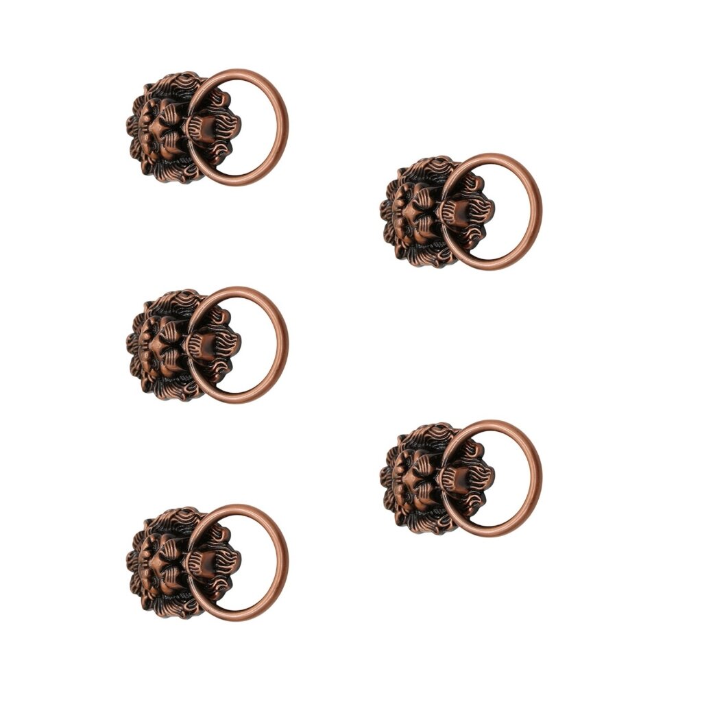 5 декоративных ручек для шкафов и дверей с бронзовым покрытием