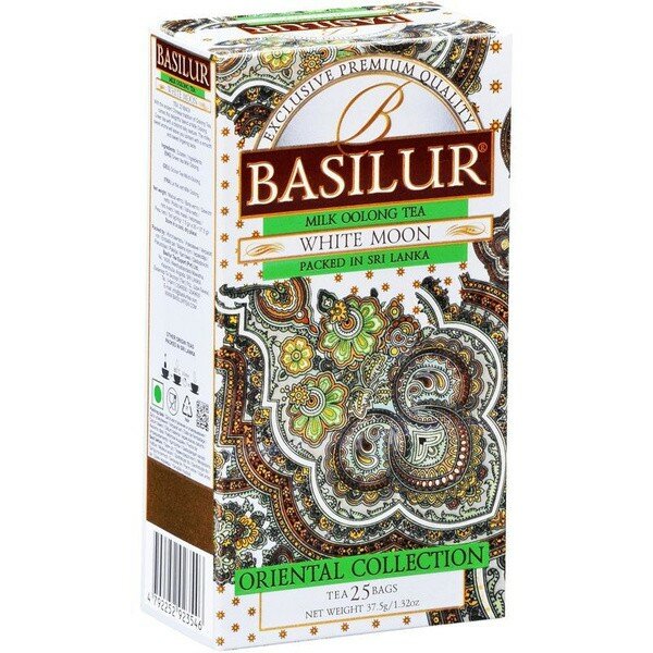 Чай зеленый Базилур Белая Луна 25 пакетов