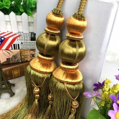 Шнурок для штор с кисточками