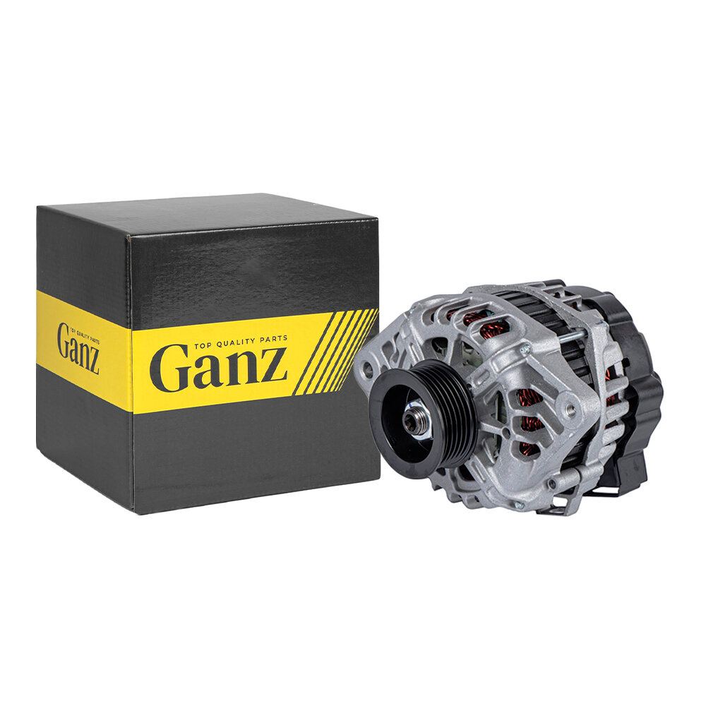 Генератор (12V/90A) HYUNDAI Solaris/KIA Rio III /нов. обр. GANZ GIP13011