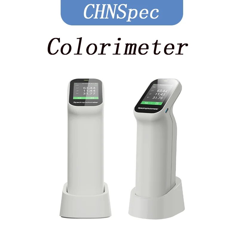 Портативный колориметр с точностью повтора 0,03, поддерживает приложения и компьютерное программное обеспечение, управление сенсорным экраном