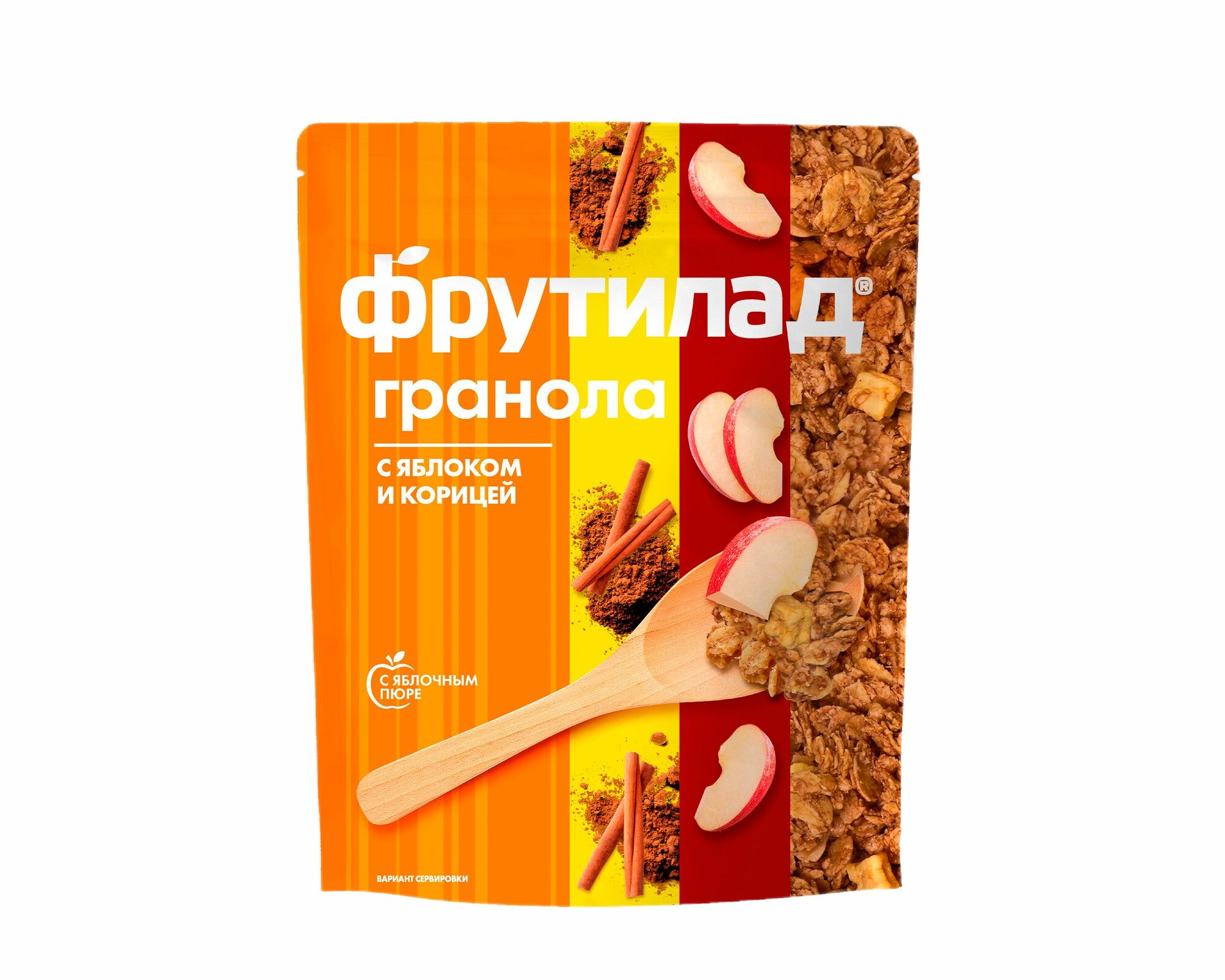 Гранола "Фрутилад" с яблоком и корицей, пакет 270 грамм.