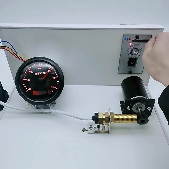 Тахометр 3000/4000/6000 об/мин 85 мм с 7-цветной подсветкой для 1-10 цилиндрического бензинового дизельного автомобиля лодки Тахометр 9-32 в