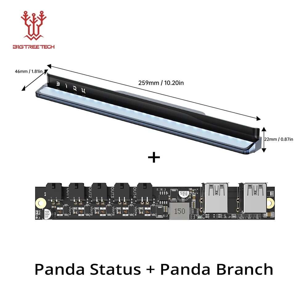 BIGTREETECH Panda Status светодиодная панель для 3D-принтера SALE Price Limited, Panda Status Kit