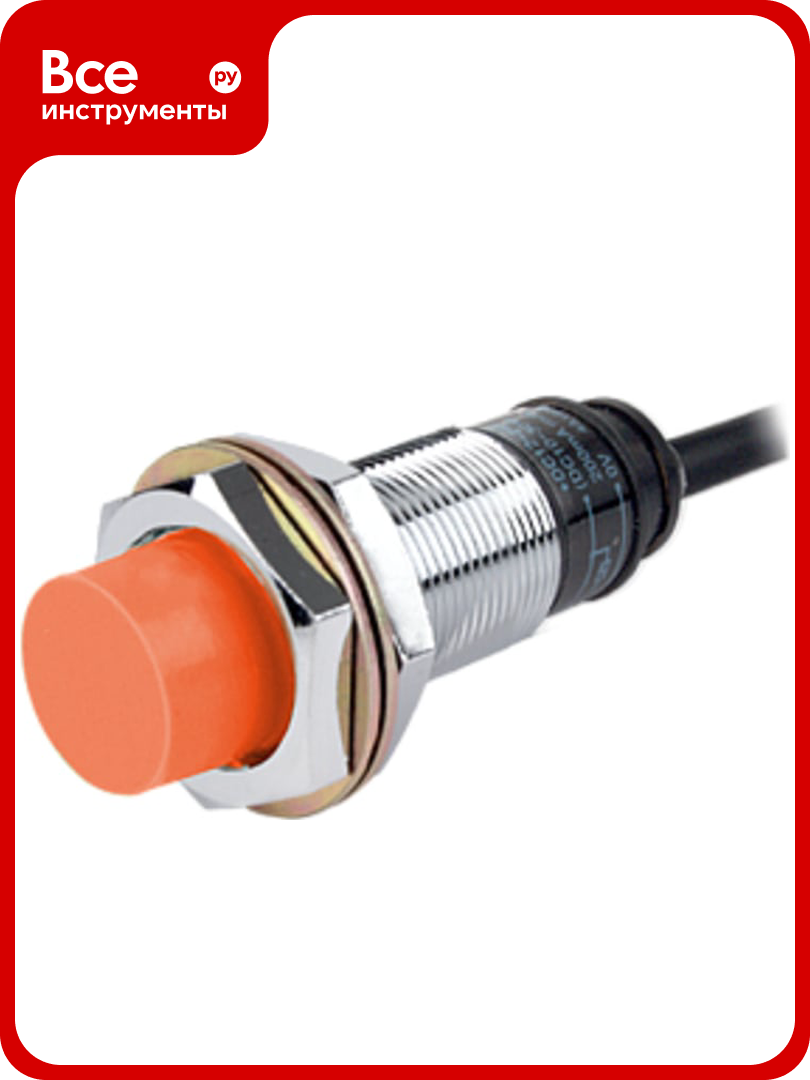 Индуктивный датчик Autonics PR18-8DP A1600004053R, металл, цилиндрический корпус, защита IP67, выступающий монтаж