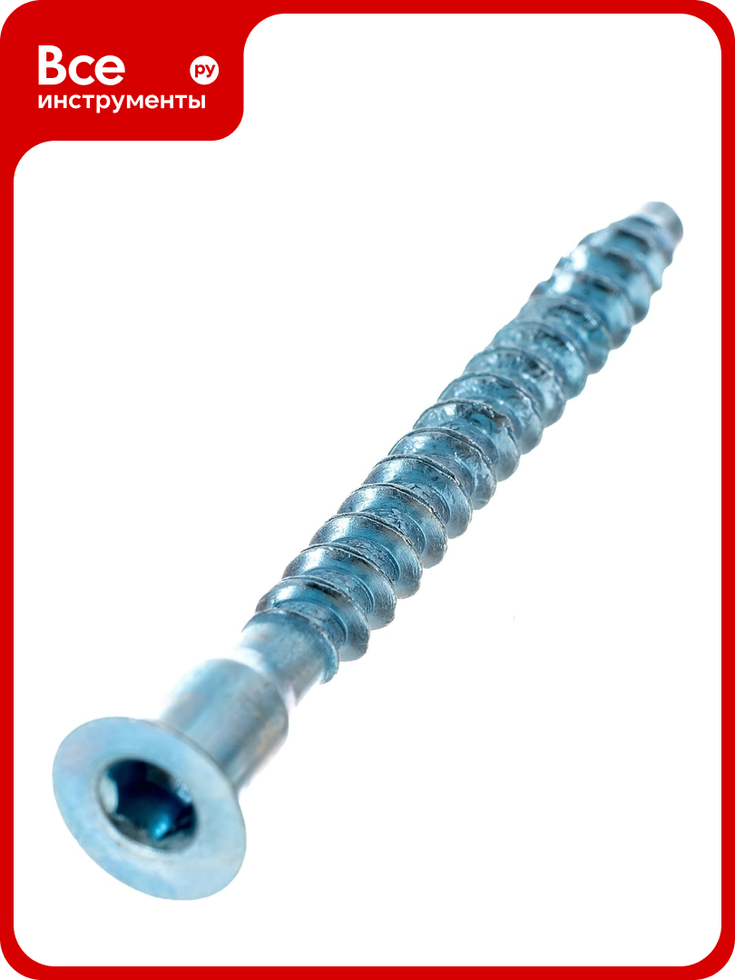 Конфирмат с внутренним шестигранником STARFIX 5x50 мм, 60 шт. SMP1-07506-60 для соединения труб и трубопроводов