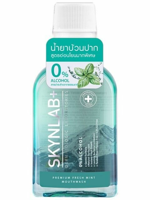 Skynlab Освежающий ополаскиватель для рта с мятой Premium Fresh Mint, 100 мл