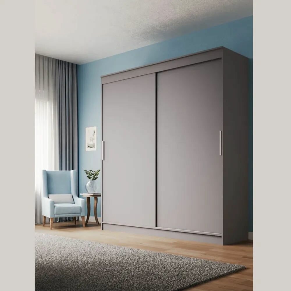 Шкаф-купе Гранд 1 2.0 ЛДСП Графит