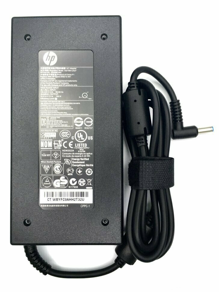 Блок питания (зарядное устройство) для ноутбука HP Pavilion Gaming 15-cx0030ur 19.5V 7.7A (4.5-3.0) 150W Slim