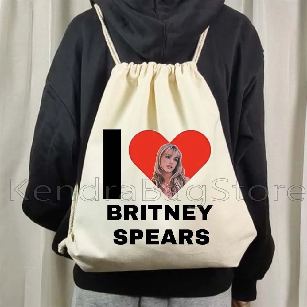 Модный рюкзак на шнурке Britneyspears, спортивный рюкзак для спортзала, сердце, поп-арт, сексуальные Бритни Спирс, музыкальные подарки, холщовые сумки на шнурке 320
