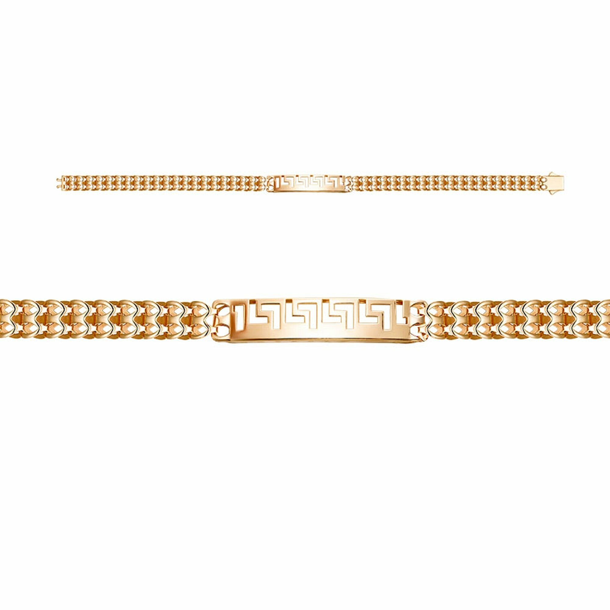 Глидерный браслет, красное золото, 585 проба