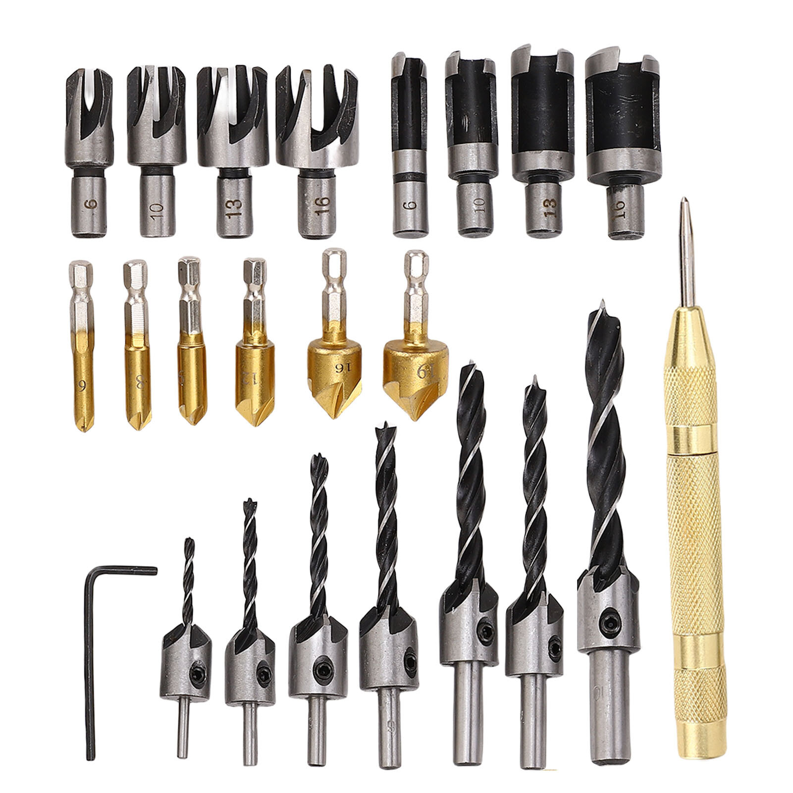 Дровяная лача для буровых инструментов 6 шт.