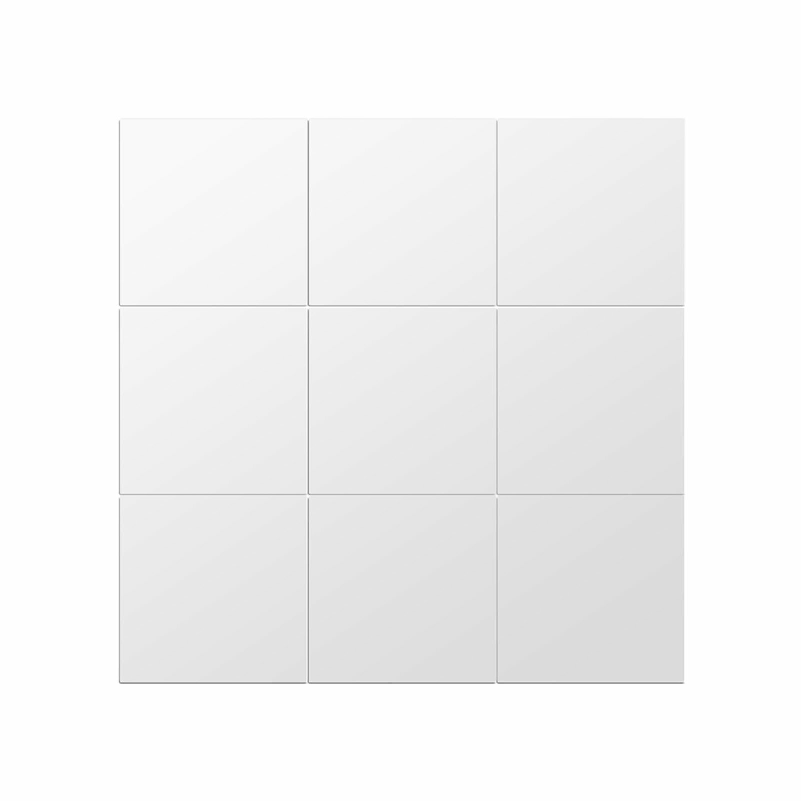 9 шт. самоклеящихся квадратных наклеек на зеркальную стену 15 см, самоклеящиеся плитки, 3D-декор для зеркала своими руками из акрила