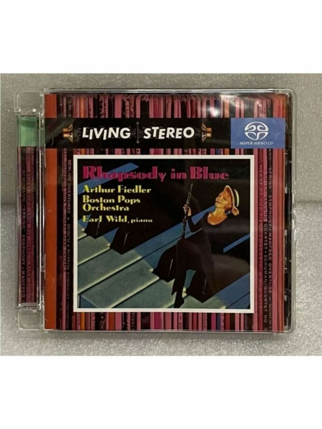 Музыка SACD Arthur Fiedler Boston Pops Orchestra Earl Wild Rhapsody In Blue , Новый,