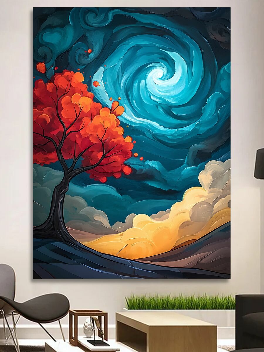 Пейзаж / природа, интерьерная картина / на холсте, 30х40 см.