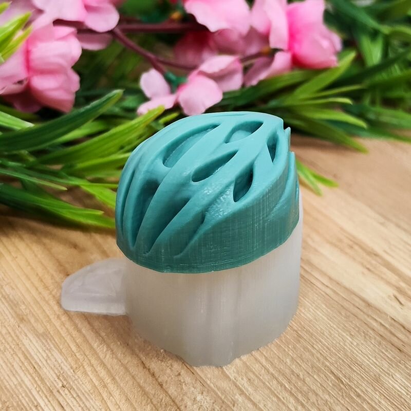 Силиконовая форма для шоколадных плиток Brilliant Mold. Молд Велосипедный шлем