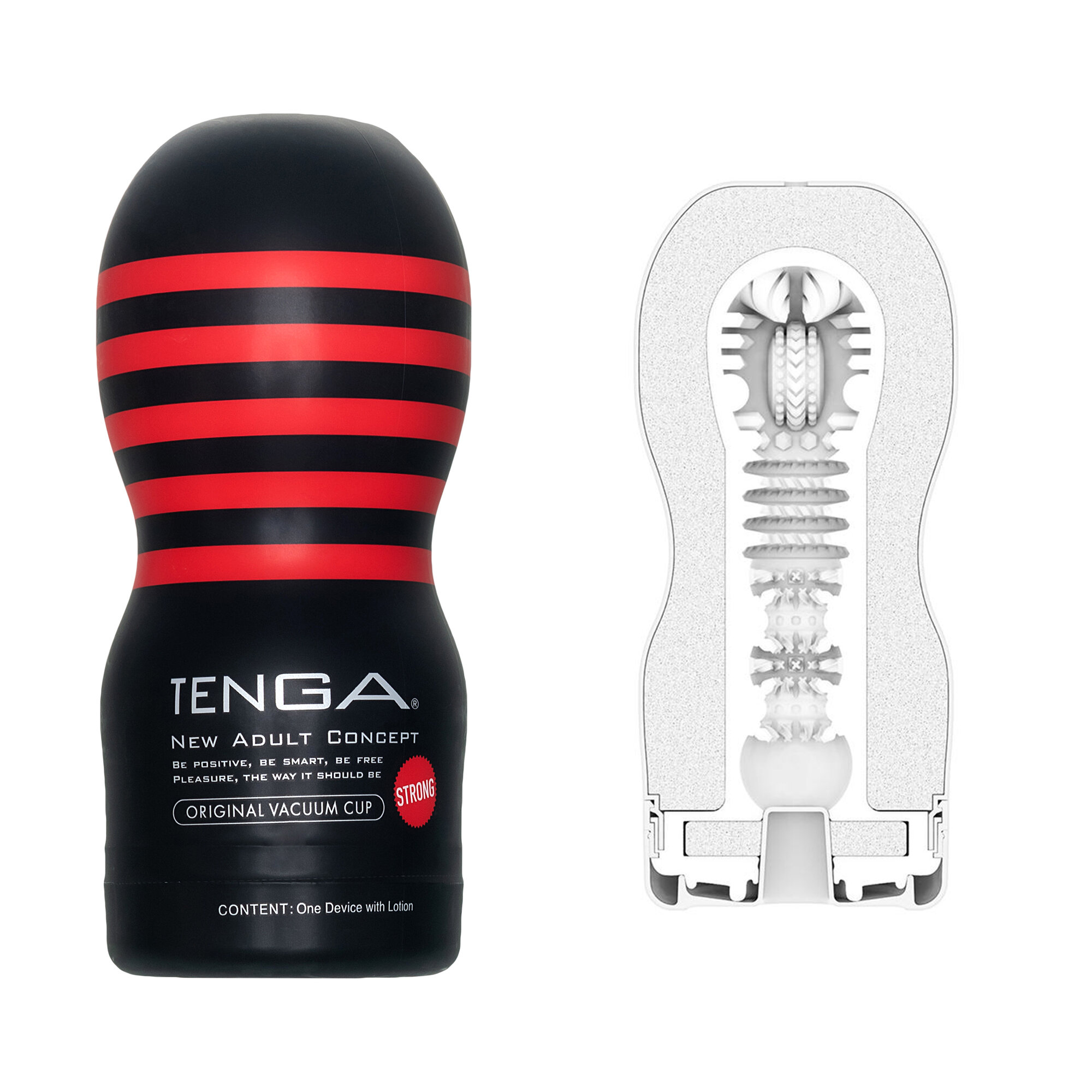 Мастурбатор Tenga Original Vaccum Cup Hard, черный, 155 см (TOC-201H)
