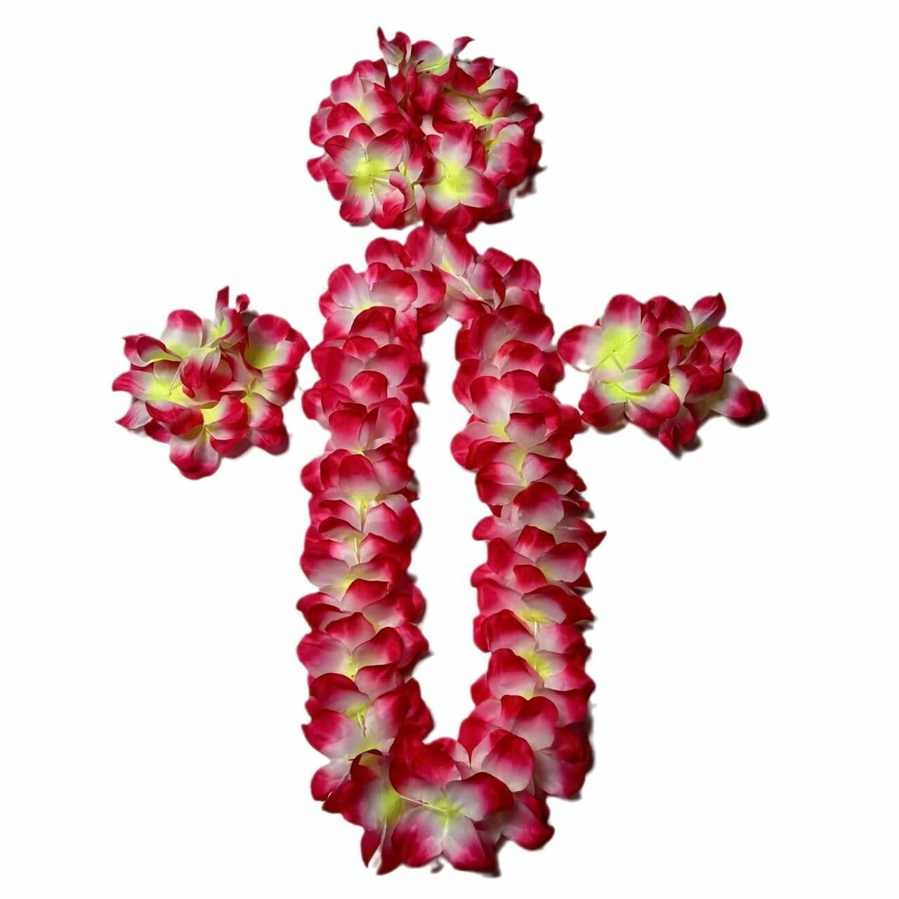 Гавайский набор супер пышное ожерелье