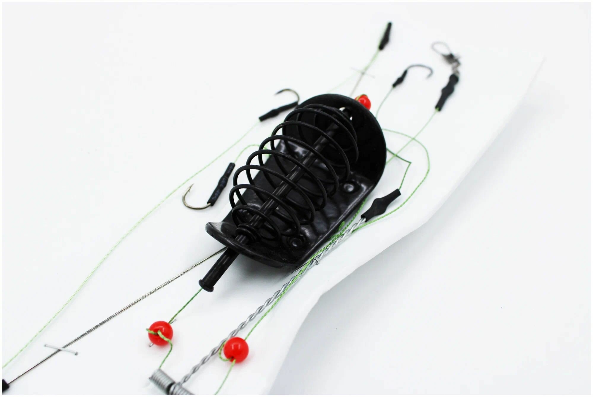 Готовый монтаж - коромысло, кормушка-ложка