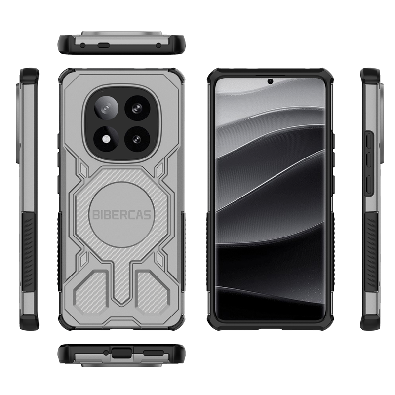 Подходит для Redmi Note 14 Pro+ Plus / Сяоми Редми Нот 14 Про Плюс Чехол для смартфона, подставка, soft touch,360° Полная защита, кобура, поликарбонат (PC), защита камеры, ударопрочный, усиленные углы