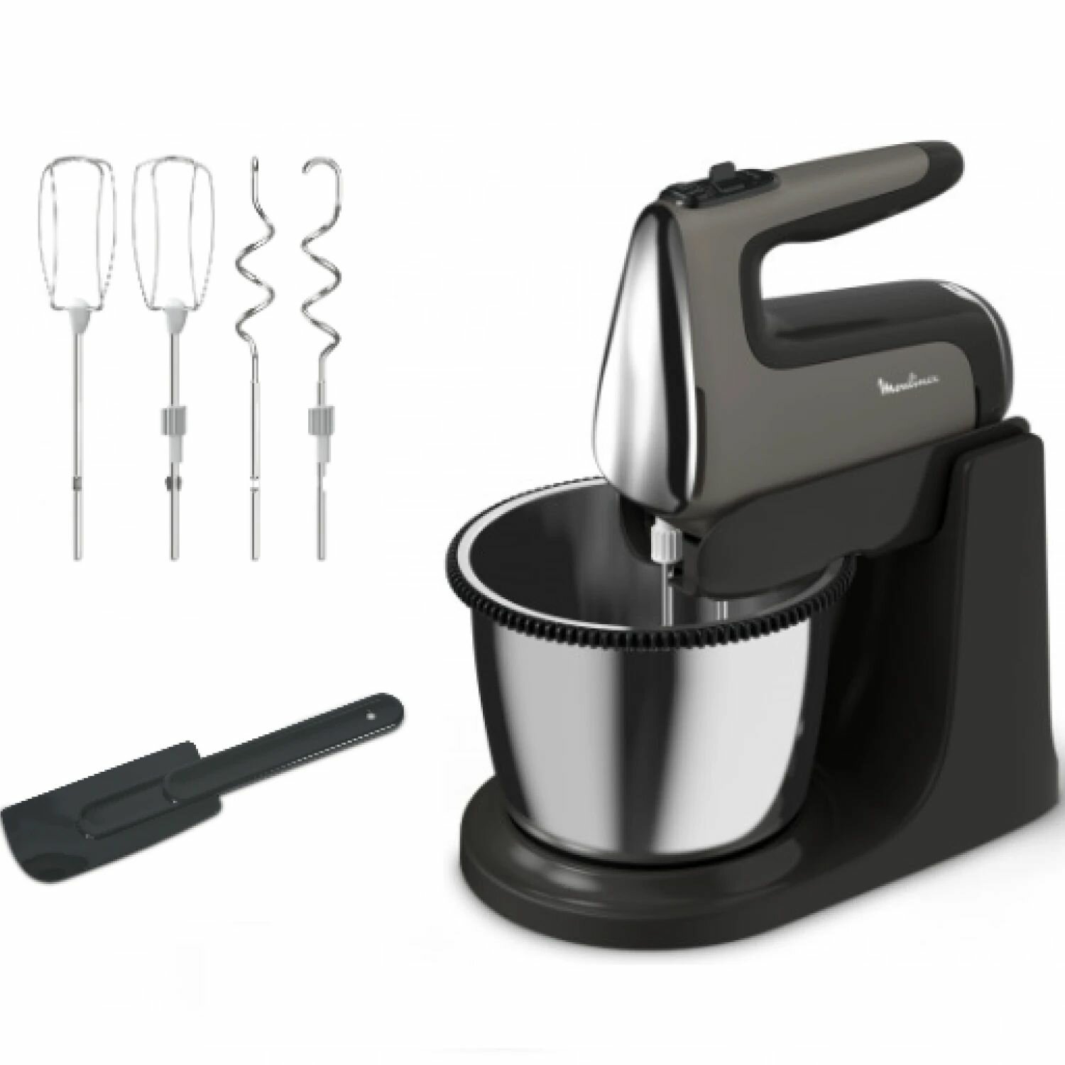 Миксер Moulinex HM654E10 Powermix, 600Вт, 2,5 л, 6 скоростей