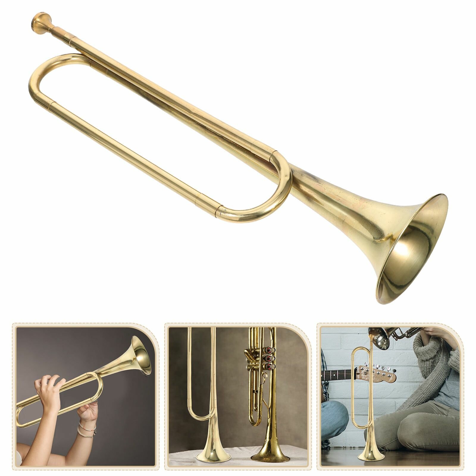 Музыкальная труба для занятий в кружке или дома размер 47x11.8 см