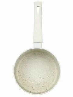 Ковш для индукционной плиты 16 см , кремовый