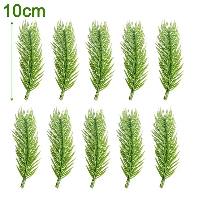 Искусственные сосновые ветки 100/50 шт. 100pcs, 10cm
