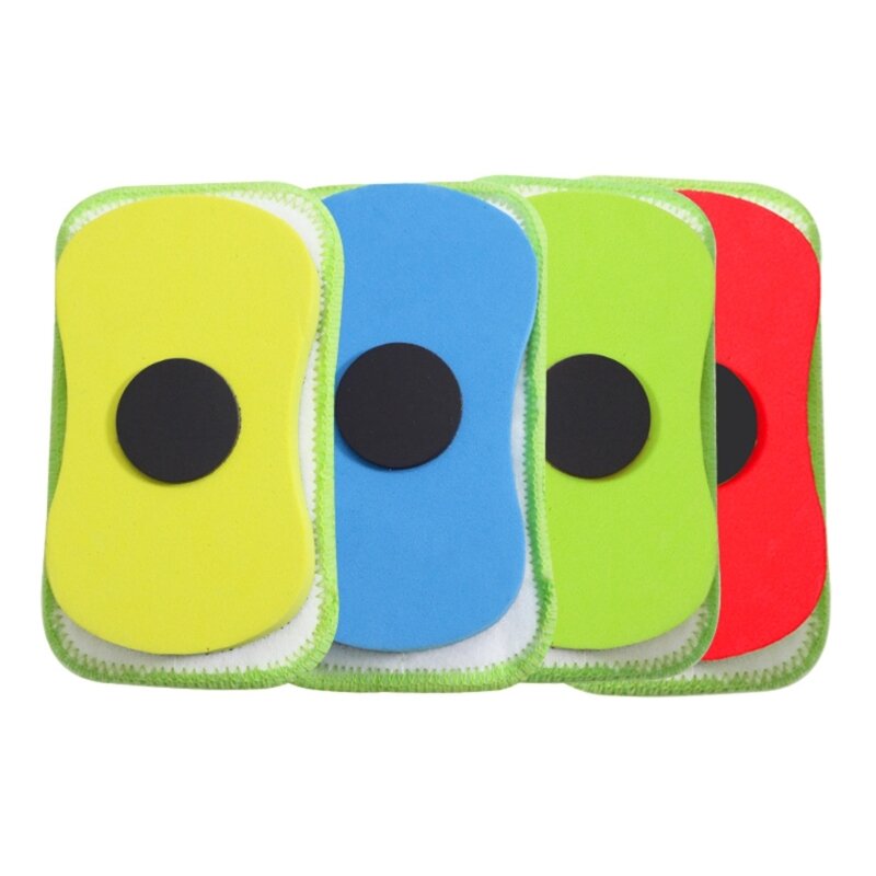 Ластики Для Сухого Стирания, Моющиеся Наборы Ластиков Для Магнитной Доски Без Пятен для Домашнего Офиса И Школы для Чистки Сухим Стиранием