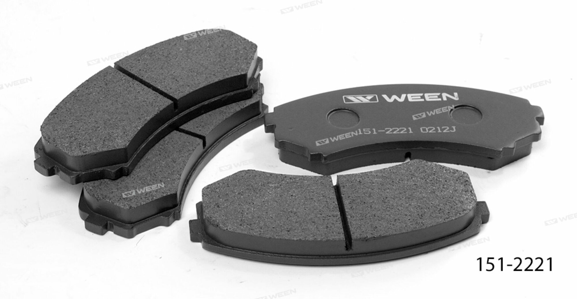Тормозные Колодки Дисковые Передние(Ween 151-2221)