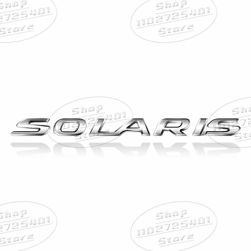 3d-наклейка с логотипом SOLARIS из АБС-пластика, значок на задний бампер, Эмблема багажника автомобиля, аксессуары