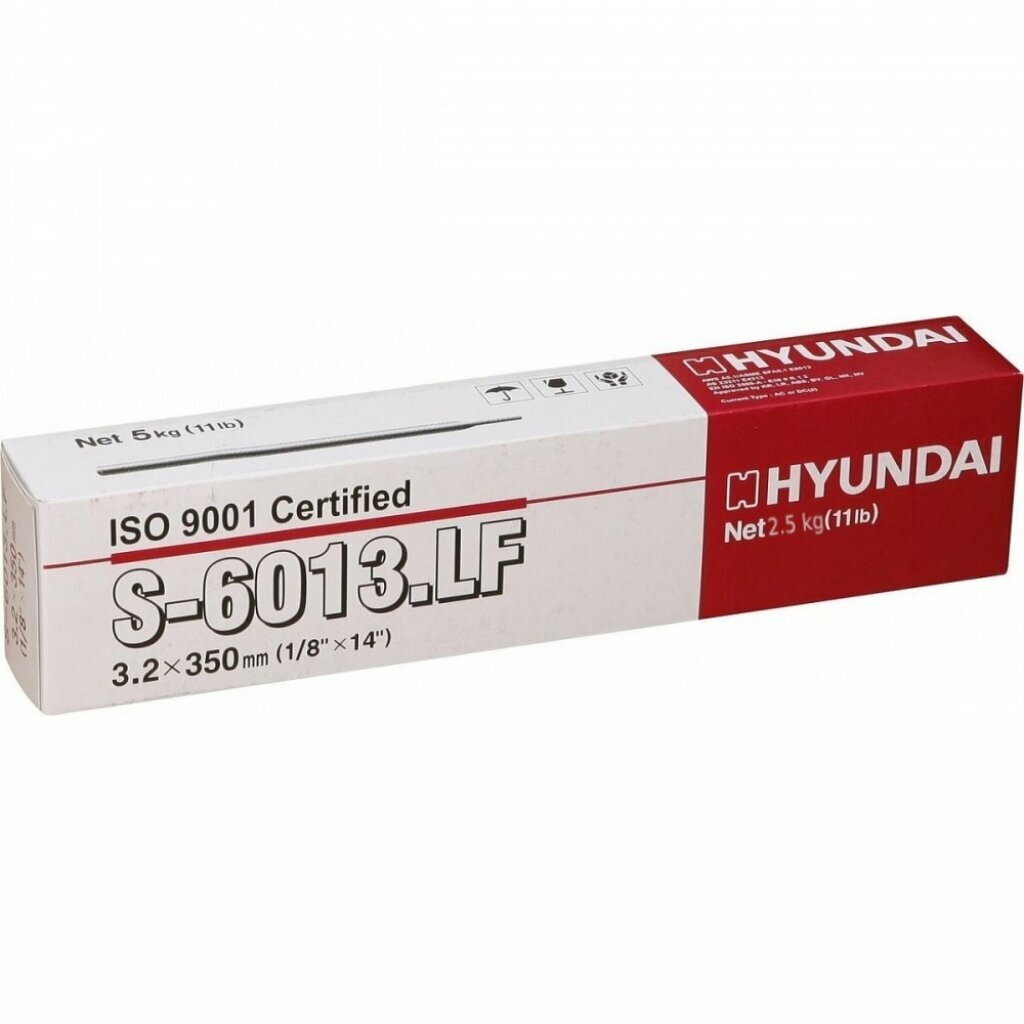 Электроды сварочные HYUNDAI 3,2х350 мм, покрытие основное, металлический сплав, 2,5 кг